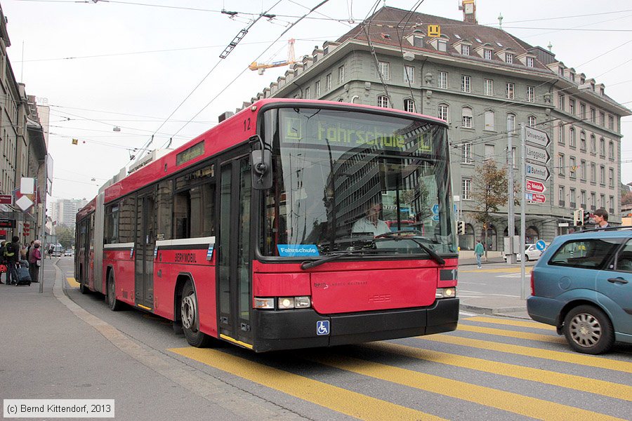 Schweiz – Oberleitungsbusse - Bern - Trolleybus 12
