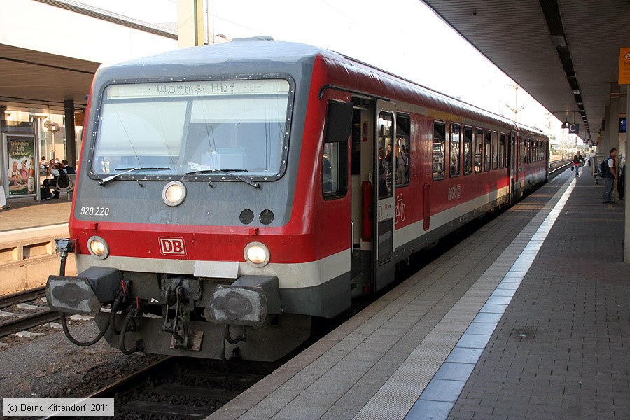 Deutschland – DB - Dieseltriebwagen - Steuerwagen 928 201 - 928 220