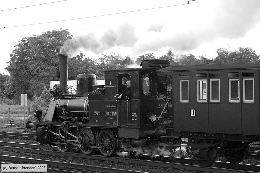 Deutschland – Dampflokomotiven - Lok 89 7159