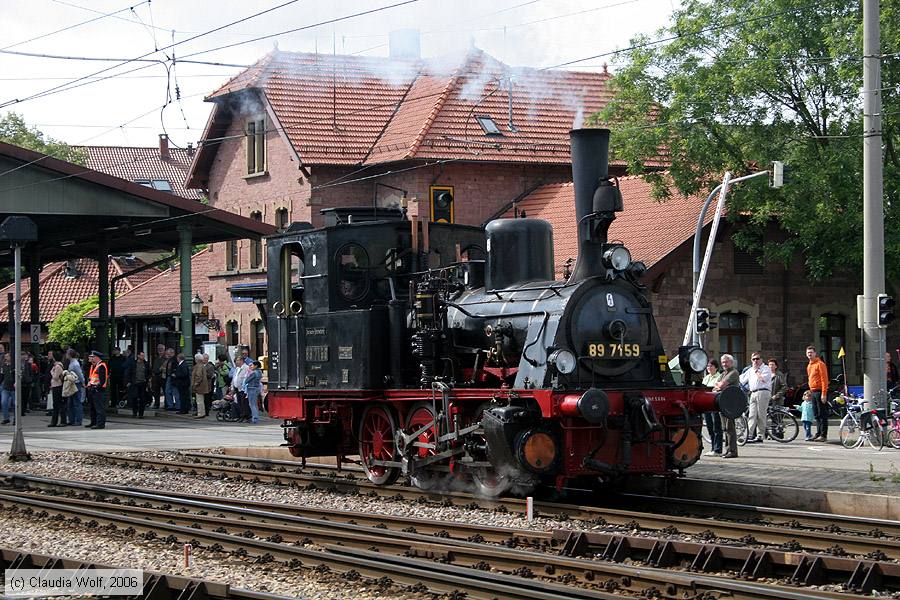 Deutschland – Dampflokomotiven - Lok 89 7159