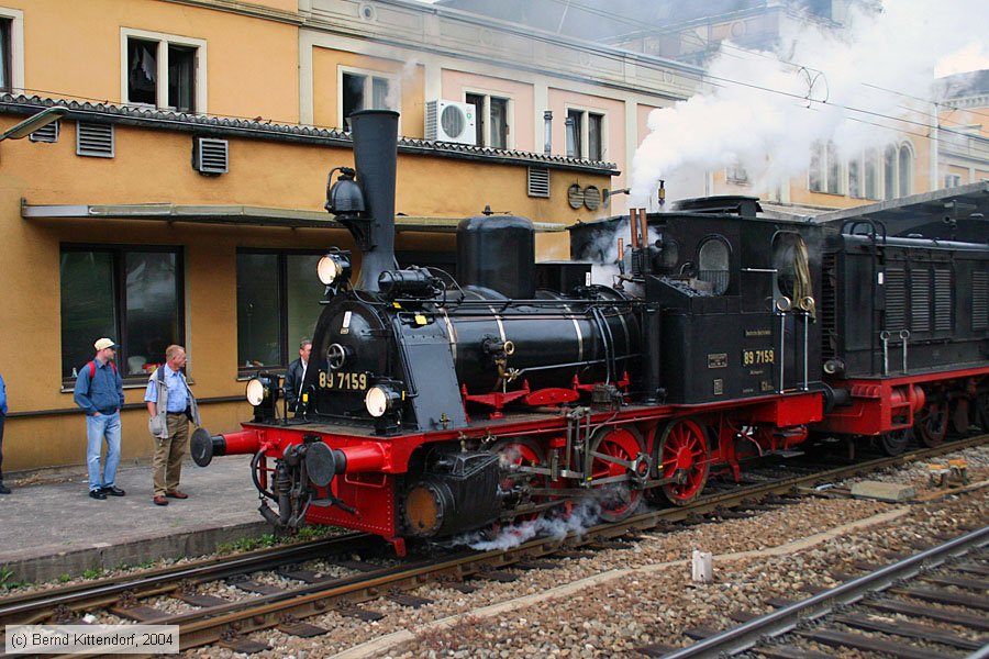 Deutschland – Dampflokomotiven - Lok 89 7159