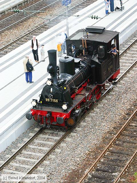 Deutschland – Dampflokomotiven - Lok 89 7159