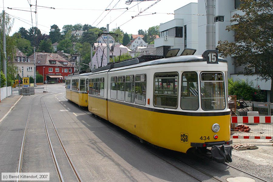 Deutschland – Straßenbahn Stuttgart - Triebwagen 421 - 440