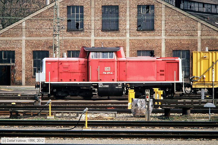 Deutschland – DB - Bahndienstfahrzeuge - Baureihe 714