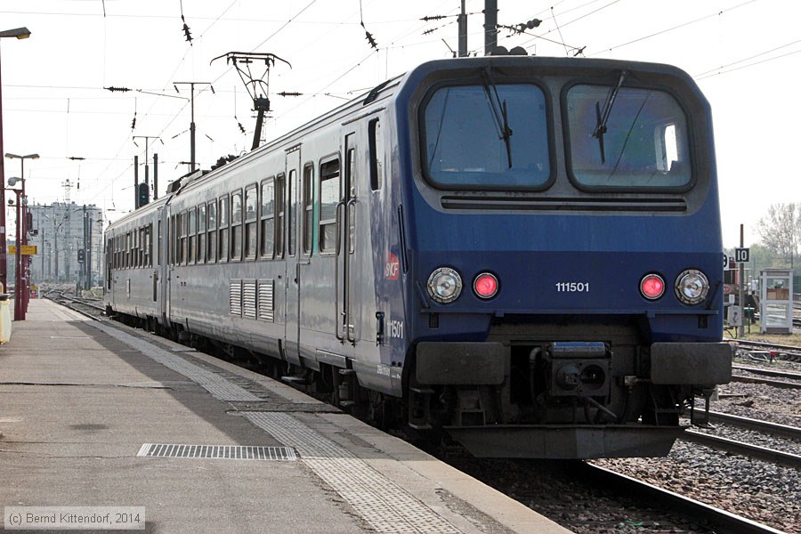 Frankreich – SNCF - Elektrotriebwagen - Triebzug Z 11501